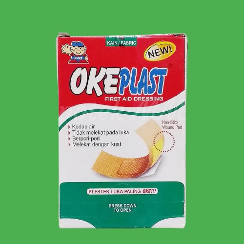 Jual PLASTER PEMBALUT LUKA MEREK OKEPLAST PER BOX'S | Shopee Indonesia