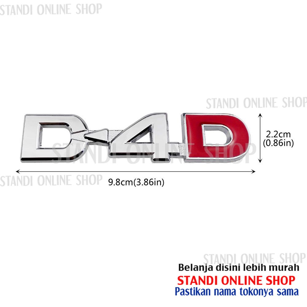 Jual Emblem Sticker Logo Decal Zinc Alloy Toyota Kijang Innova Fortuner ...