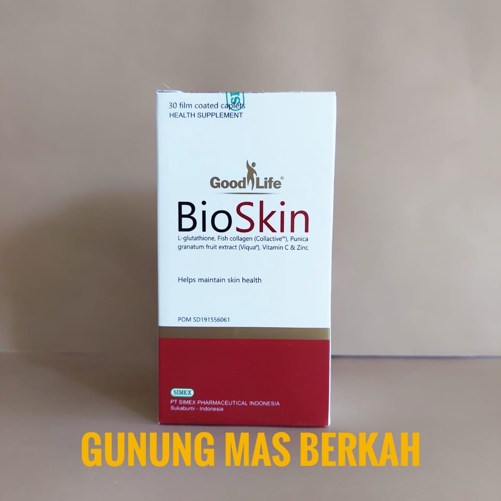 Jual BIOSKIN BiO SKIN Good Life Bio Skin isi 30 kaplet- Kesehatan Kulit ...
