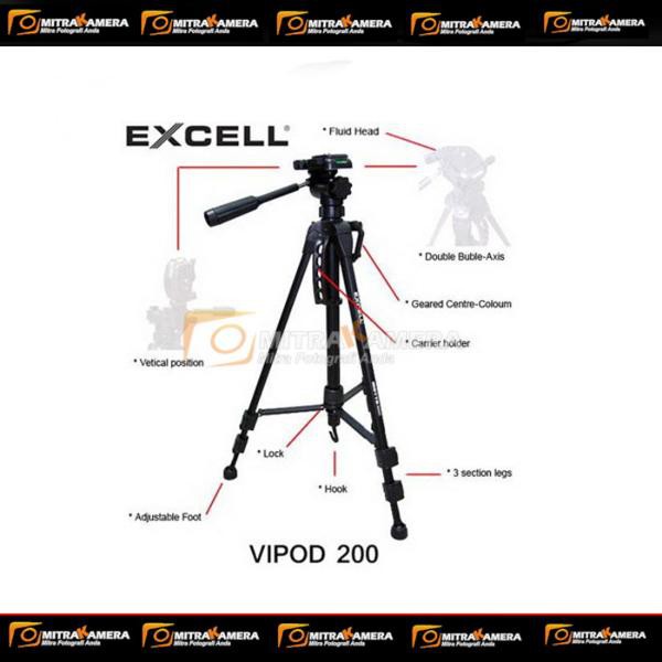 Jual Unik Dijual Tripod Excell Vipod 200 Berkualitas | Shopee Indonesia