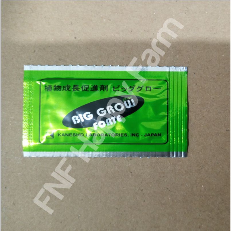 Jual ZPT Big Grow Forte GA3 20WP kemasan 1gram ( 20 liter ) | Shopee ...