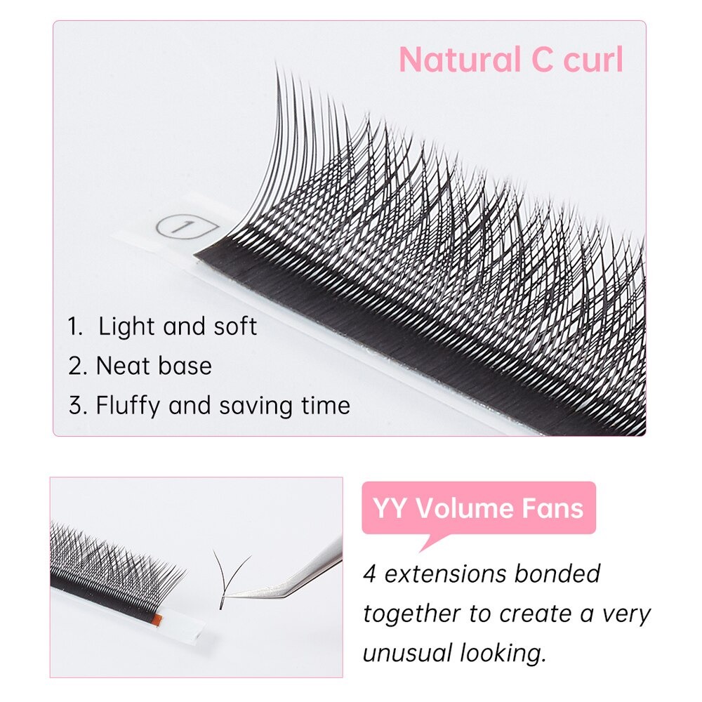 Jual Yelix YY W Lashes Eyelash Extension D0.07, C0.07 | Shopee Indonesia