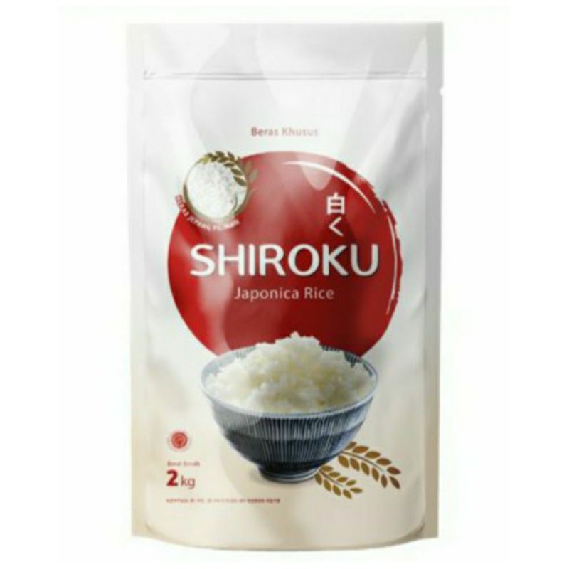 Jual Beras Jepang Shiroku 2kg | Shopee Indonesia