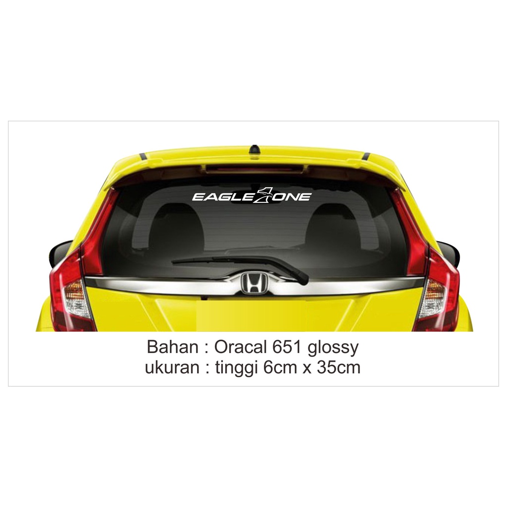 Jual sticker stiker cutting kaca mobil eagle one | Shopee Indonesia
