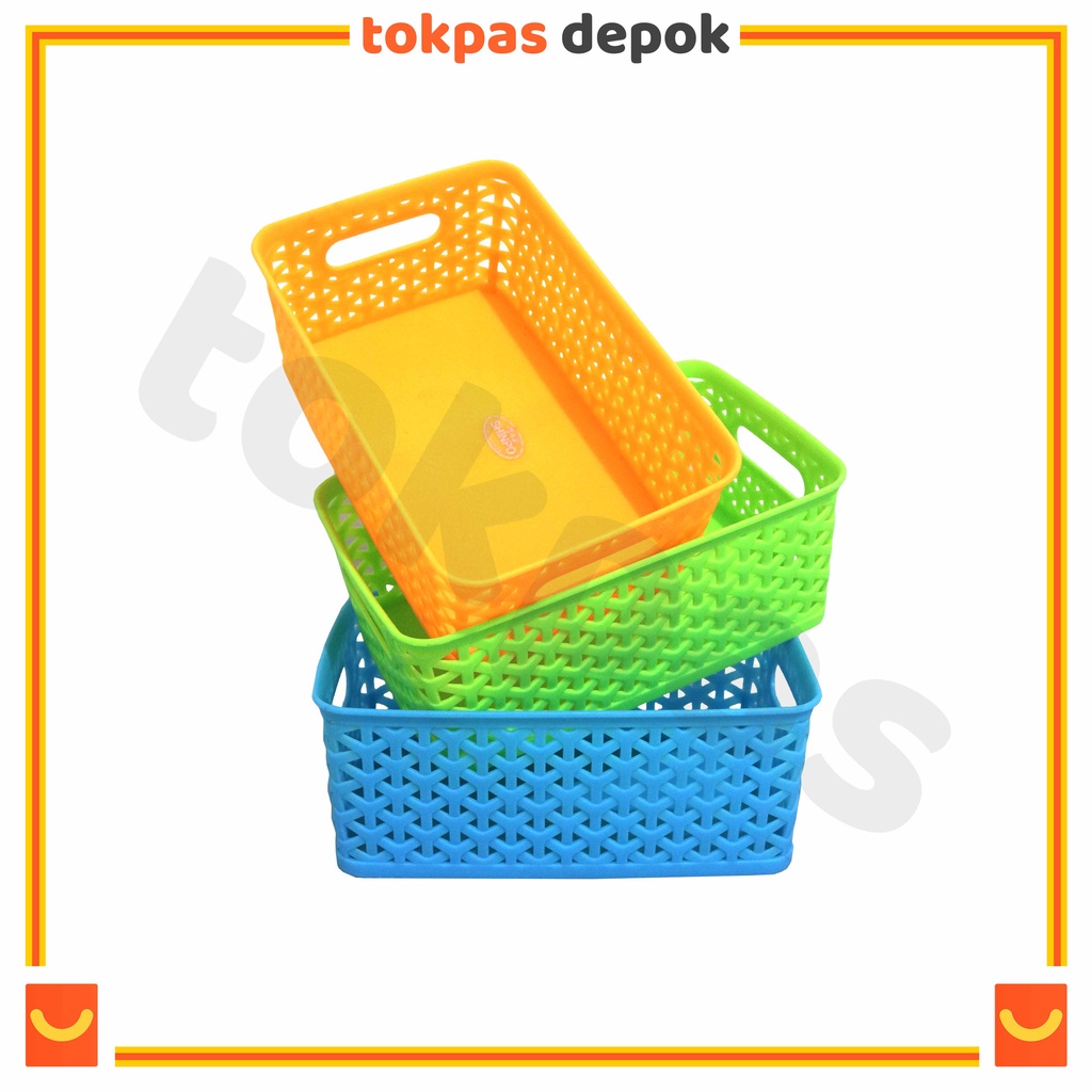 Jual Tempat Surat 255 Bakul Serbaguna Tray/Keranjang Segi SIP Shinpo SP ...
