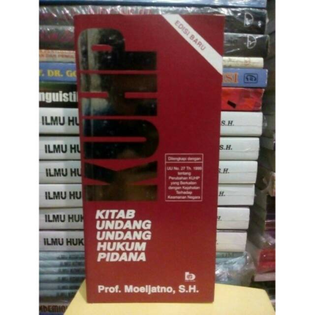 Jual Buku KUHP by Moeljatno | Shopee Indonesia