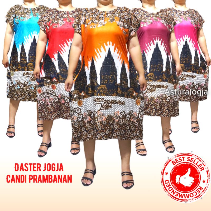 Jual Daster Batik Jogja CANDI PRAMBANAN Daster Busui Baju Tidur Oleh ...