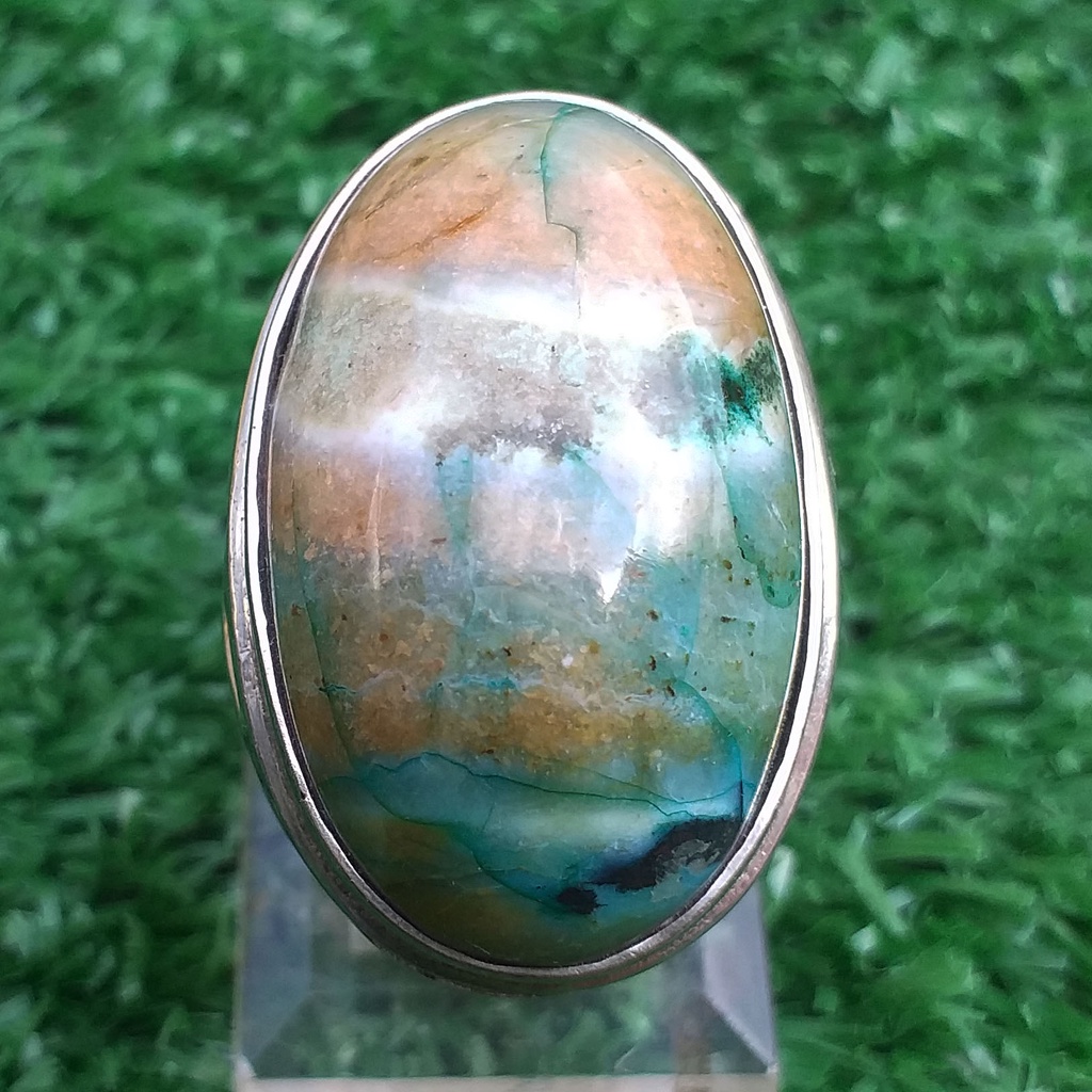 Jual Batu Akik Garut Pancawarna Darson Jumbo Motif Awan Kilat Hijaunya ...