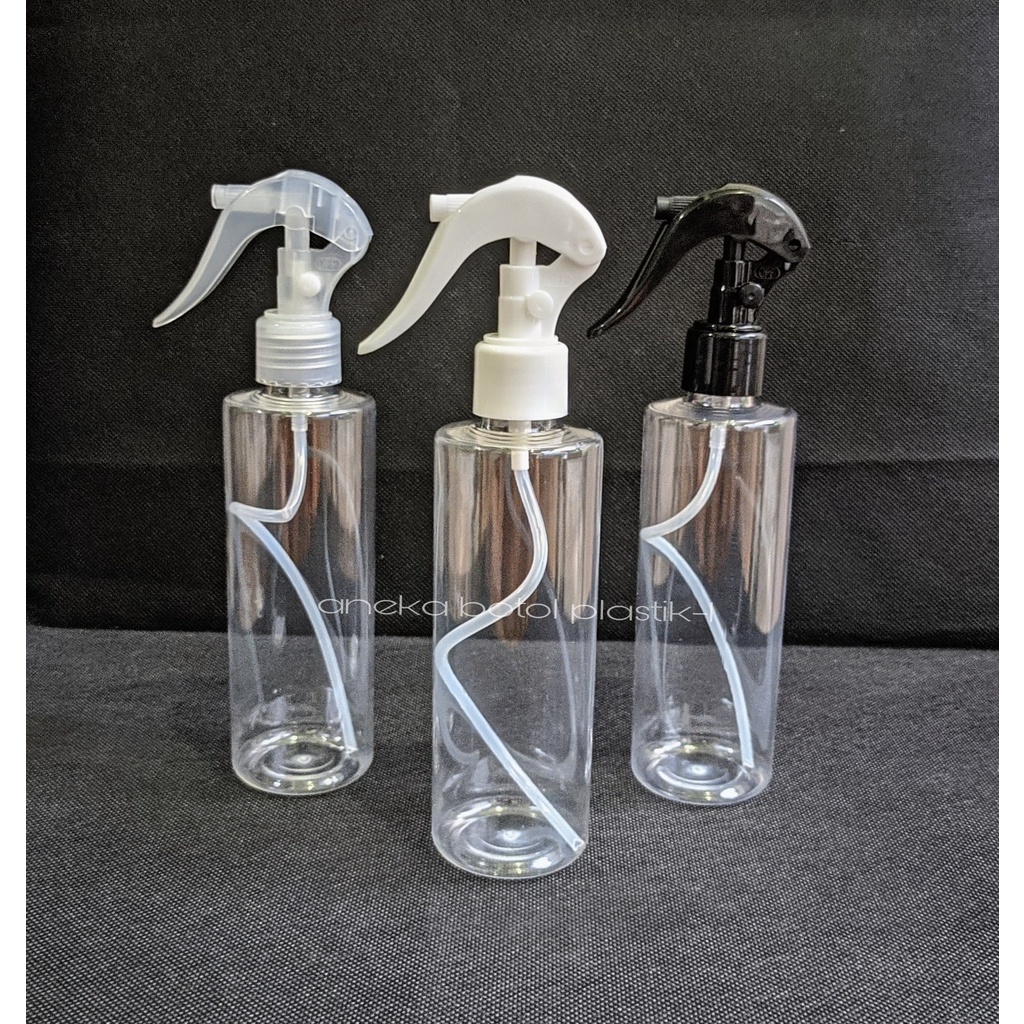 Jual botol spray trigger 250ml bening botol semprot spray 250ml trigger 250ml model rf Br tebal ...
