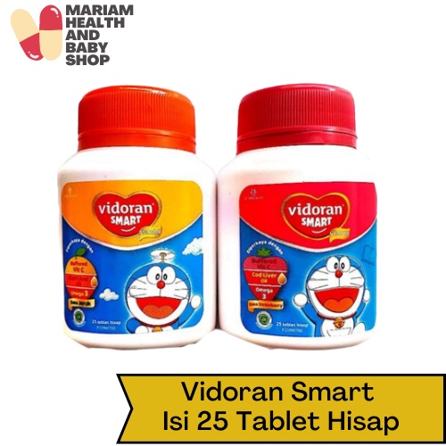Jual Vidoran Smart Tablet Hisap Isi 25 - Vitamin Anak Mineral Dan ...