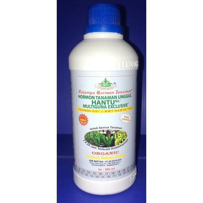 Jual PUPUK ORGANIK HANTU MULTIGUNA EXCLUSIVE Hormon tanaman 500 ml SALE ...