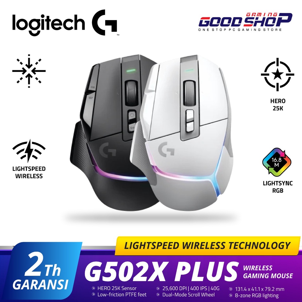 Jual Logitech G502X PLUS Wireless - Gaming Mouse | Shopee Indonesia