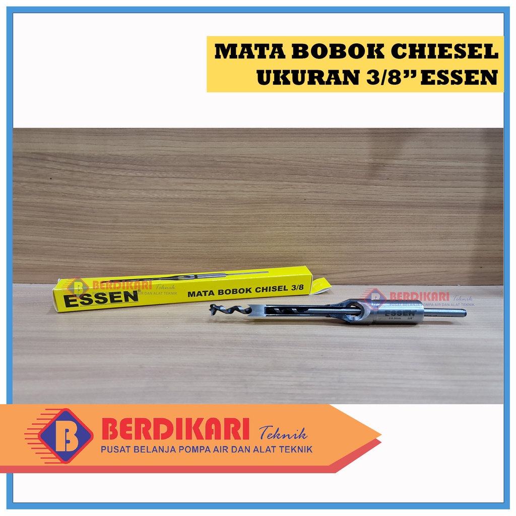 Jual Mata Bor Chisel Bobok Betel Papak Tatah Kayu Essen 3/8" inches ...