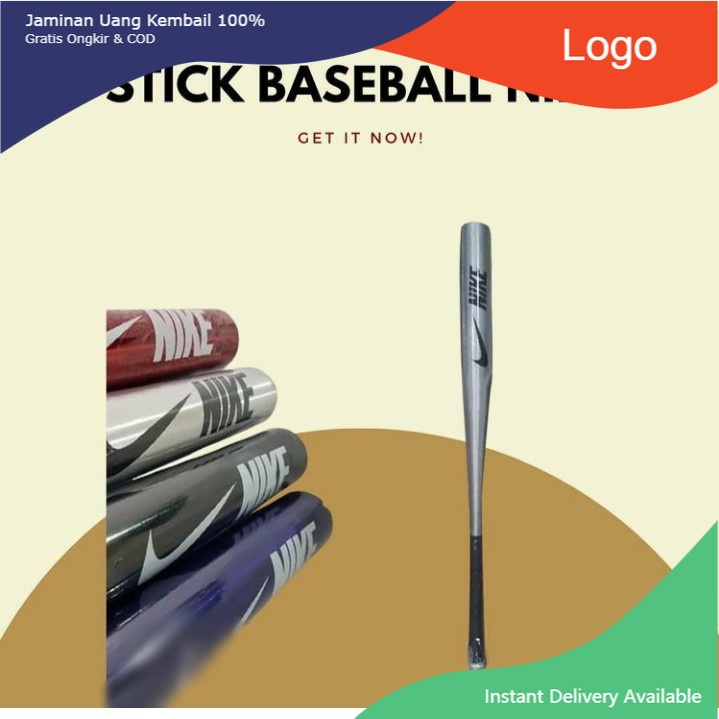 Jual Stick Baseball Besi Nike Slogger, Stik Besbol, Tongkat Pukul Pemukul | Shopee Indonesia