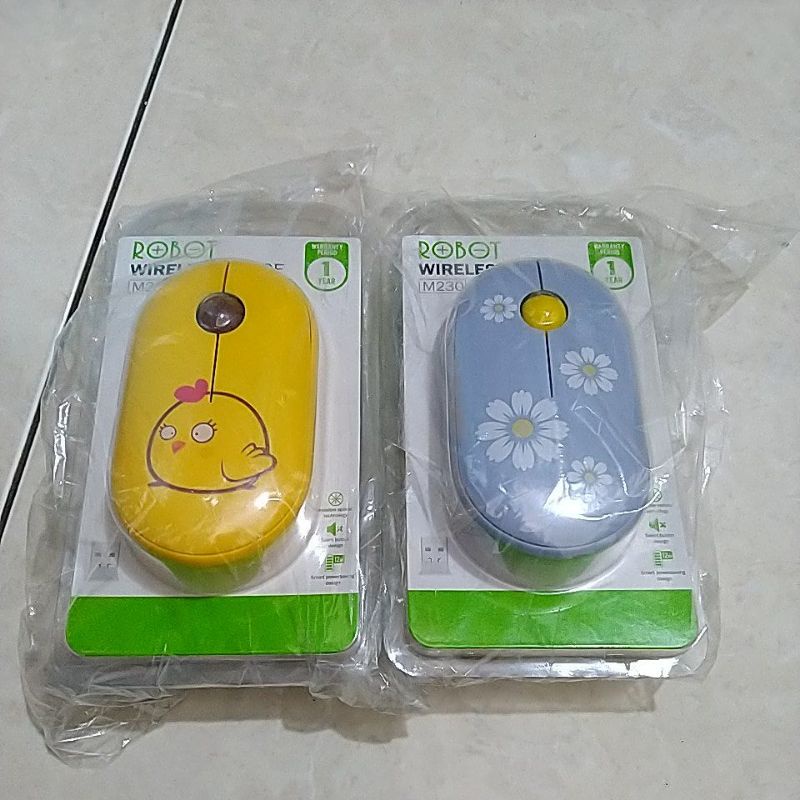 Jual MOUSE WIRELESS ROBOT M230 | Shopee Indonesia