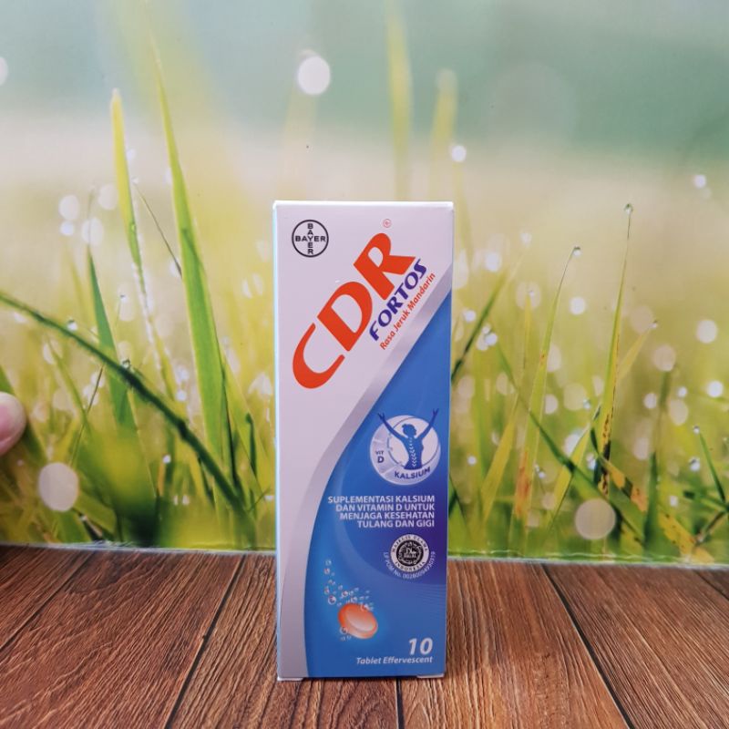 Jual CDR FORTOS 10 Tablet Effervescent Rasa Jeruk | Shopee Indonesia
