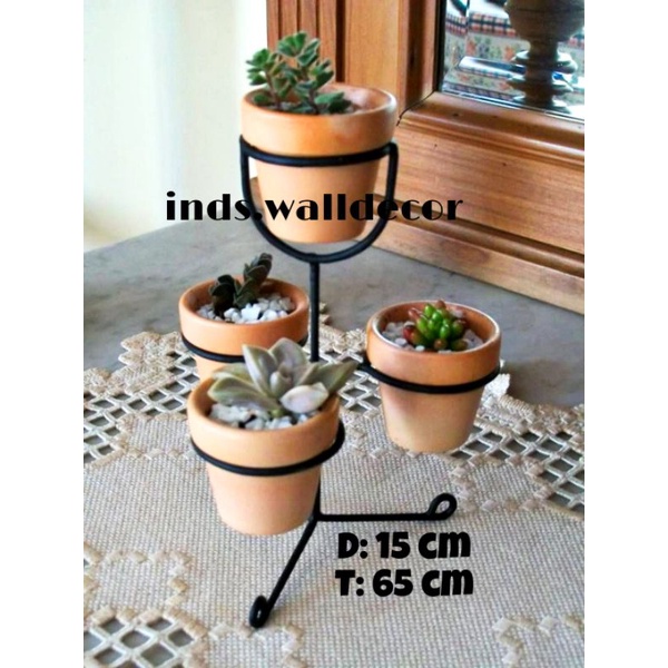 Jual Standing Pot Bunga Besi | Pot Tanaman Murah | Rak Pot Bunga Besi ...