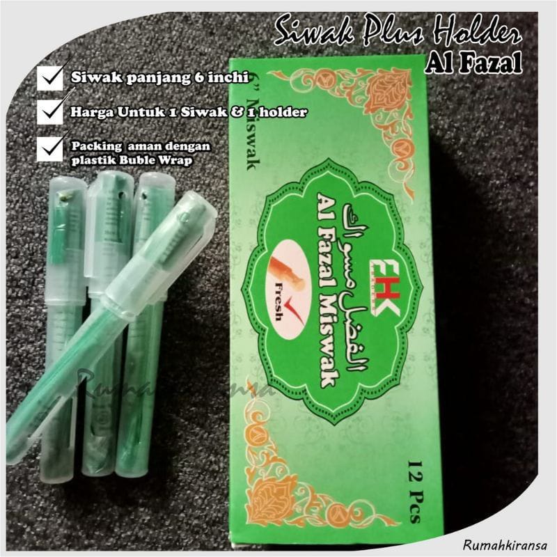 Jual ASLI ORIGINAL SIWAK SUSUR SUNNAH NABI I SIWAK AL FAZAL PLUS HOLDER ...
