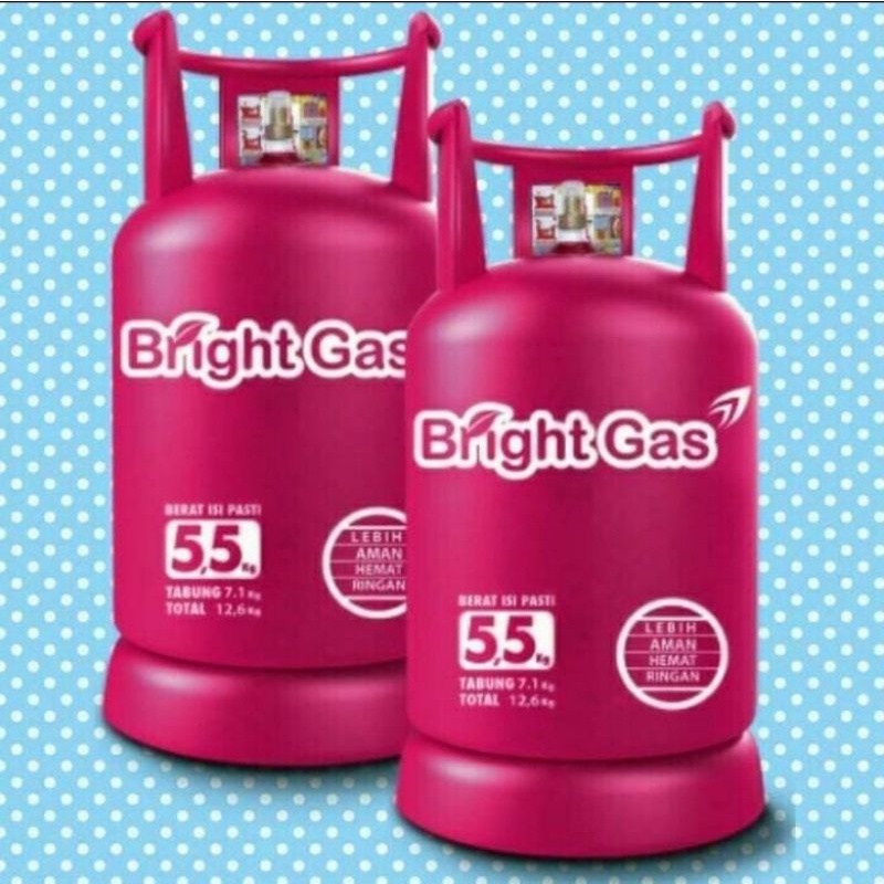 Jual tabung gas bright gas 5,5Kg | Shopee Indonesia