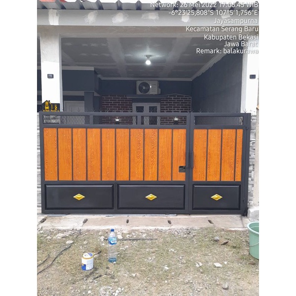 Jual PAGAR RUMAH GERBANG GRC MINIMALIS MODERN | Shopee Indonesia