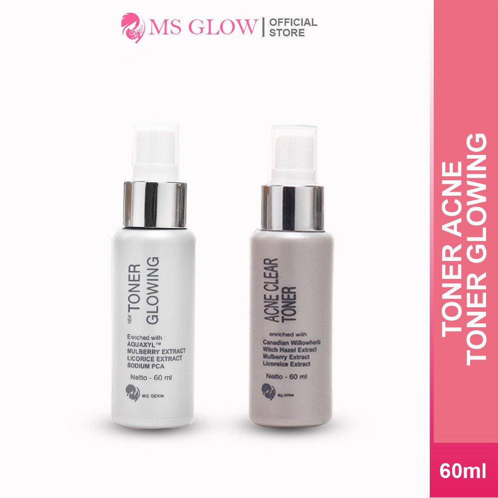 Jual Ms Glow Glowing Toner Ms Glow Acne Toner Original | Shopee Indonesia