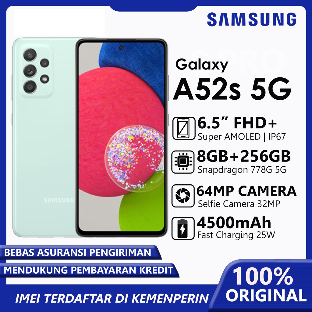 Jual Samsung Galaxy A52 8/128 GB-A52s 5G 8/128 - 8/256GB- garansi resmi sein | Shopee Indonesia