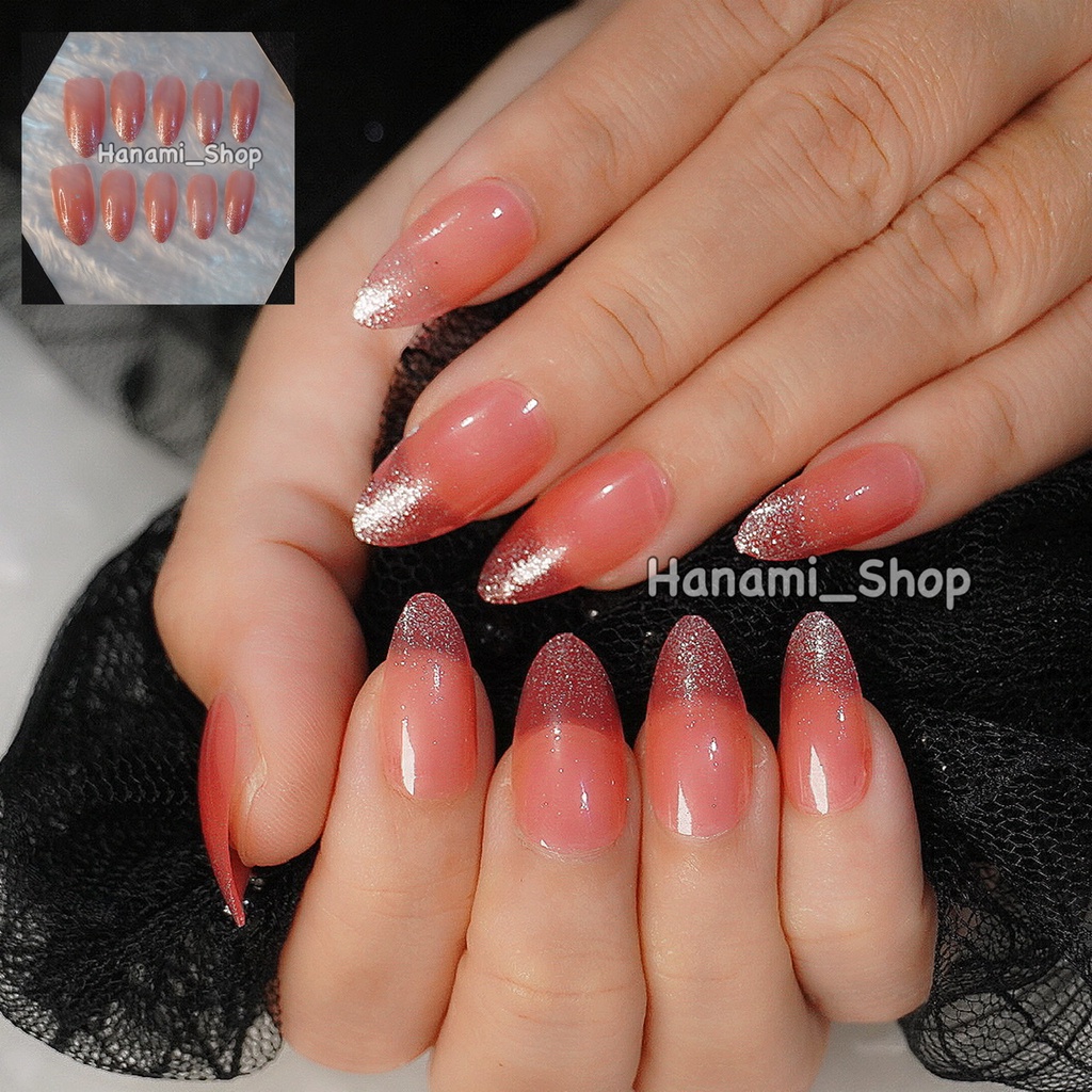 Jual kuku palsu french ombre gradasi fake nail gradation KPS | Shopee ...