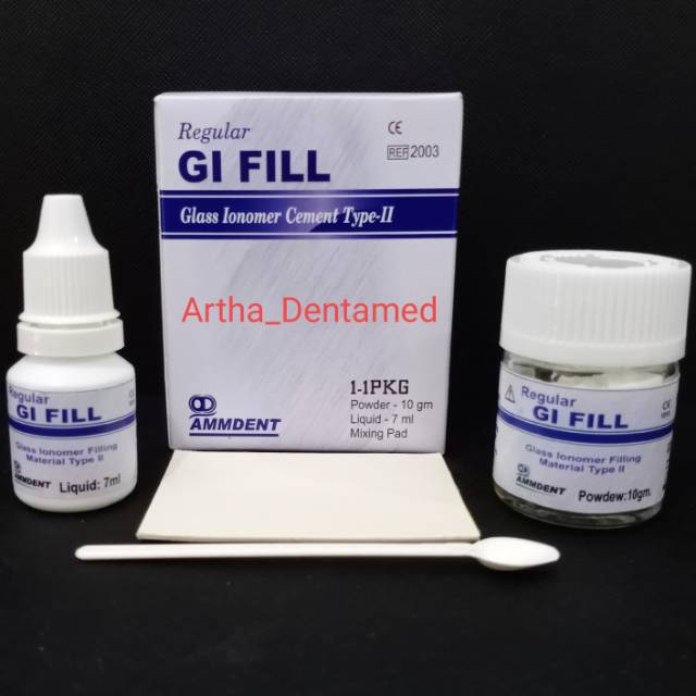 Jual GIC TYPE 2 GI FILL REGULAR GLASS IONOMER CEMENT SERUPA GIC FUJI 9 | Shopee Indonesia