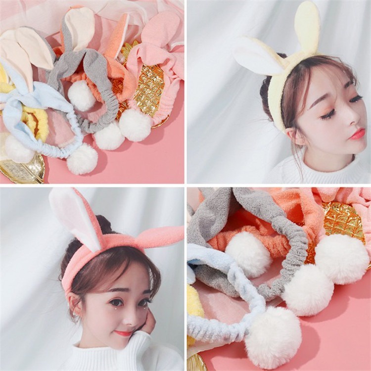 Jual AC013 Bandana Bando Headband Makeup atau Cuci Muka Motif Imut dan ...