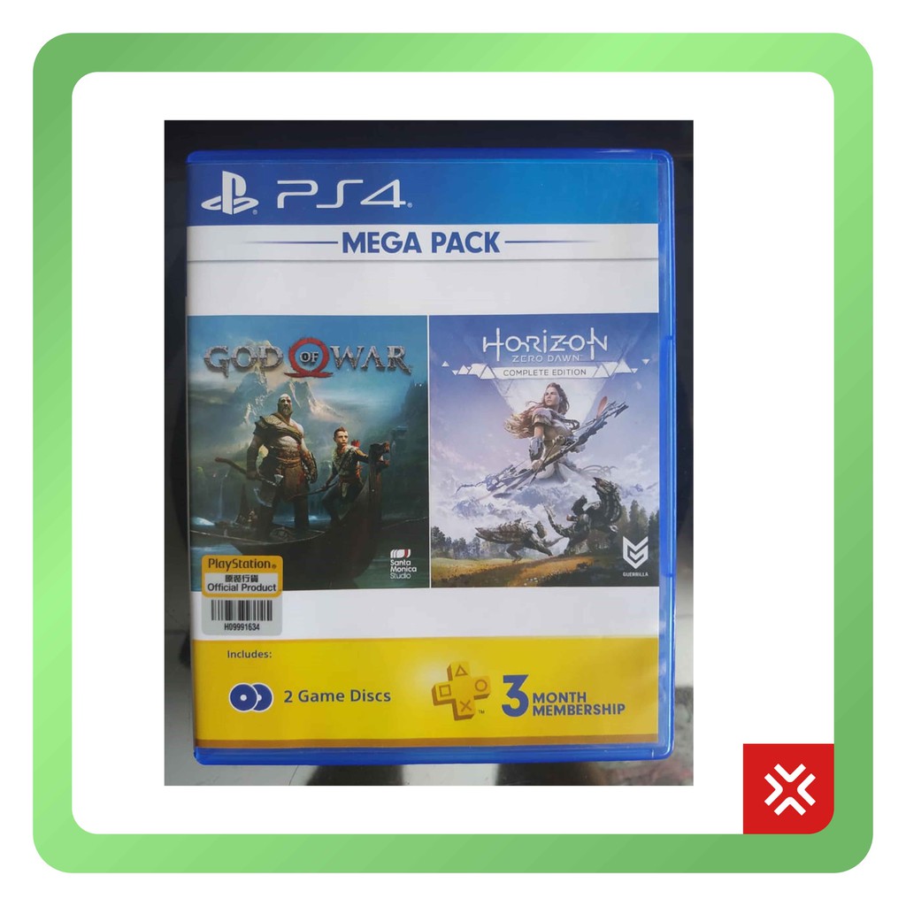 Jual Kaset BD Games PS4 - God of War Bundle Horizon Zero Dawn | Shopee ...