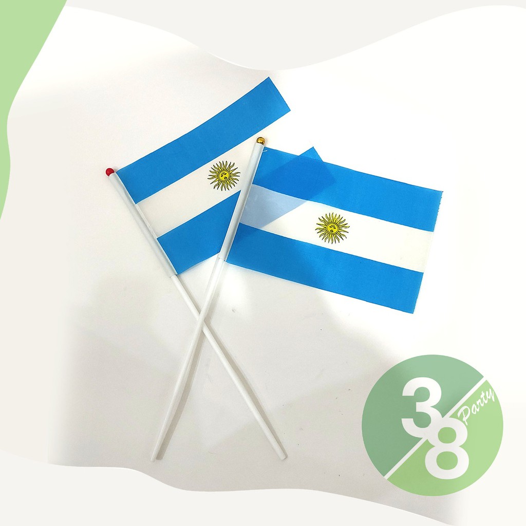 Jual Stick Bendera Mini Plastik Flag Pole Putih Merah 36 cm | Shopee ...