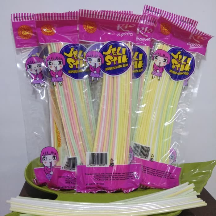 Jual Snack Jelly Stick Jeli Stik Permen Sedotan Berperisa Aneka Buah ...