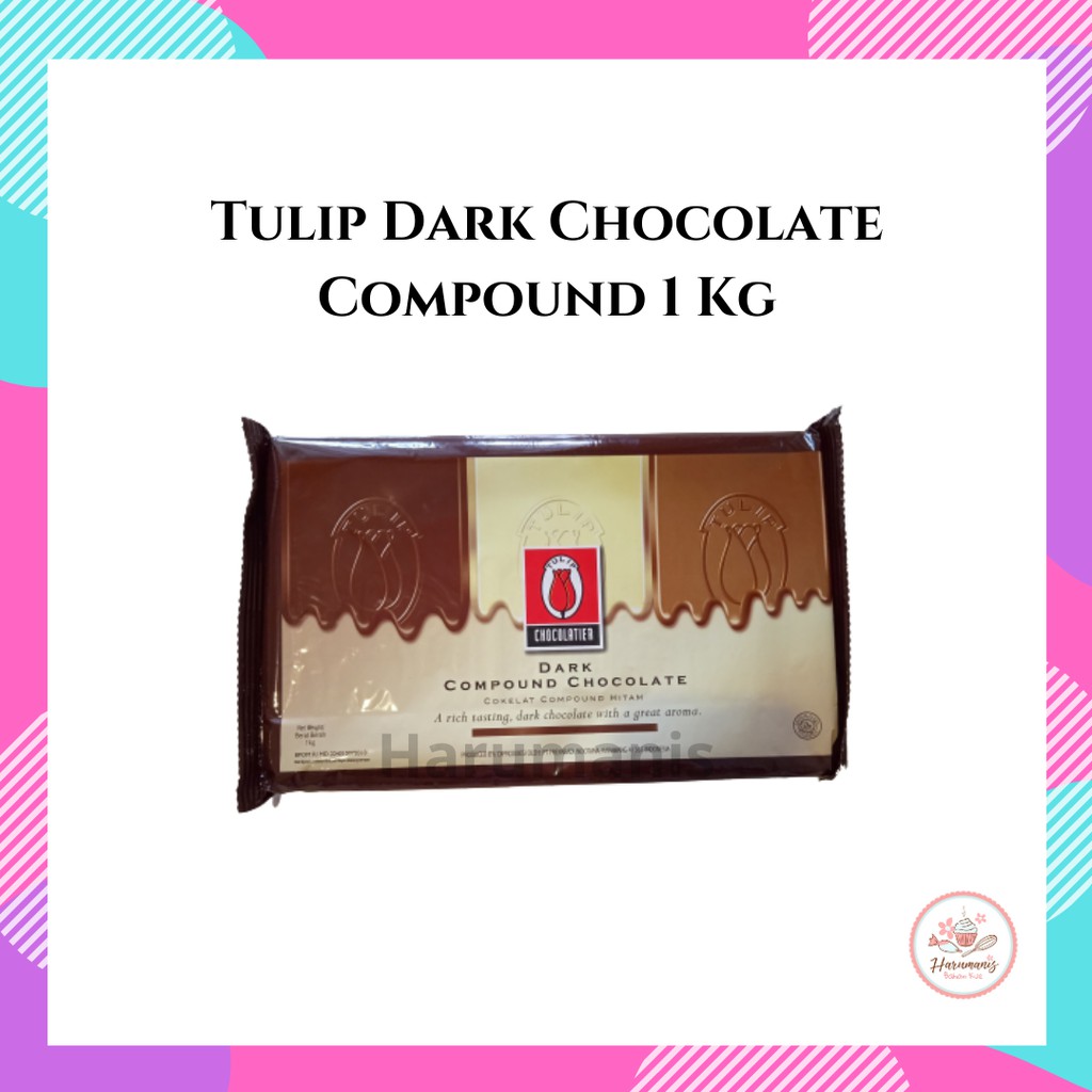Jual Tulip Dark Chocolate Compound 1kg | Shopee Indonesia