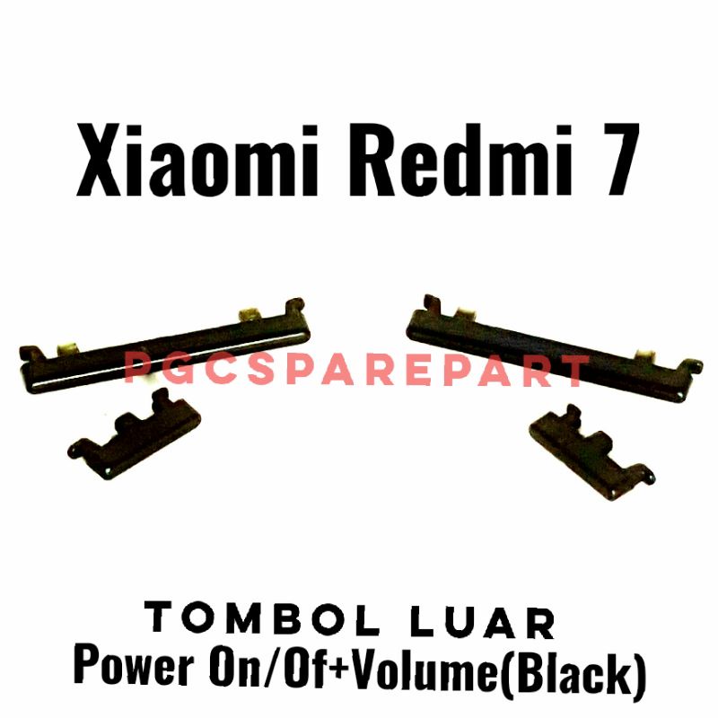Jual Tombol 1 set Volume Power On Off Xiaomi Redmi 7 - Button Casing ...