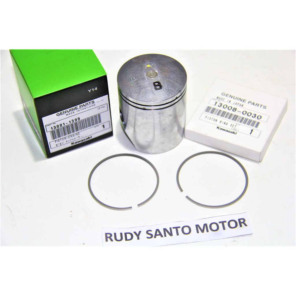 Jual Piston plus ring seher Ninja R Rr Ninja rr 2tak 2 tak kode A,B,C ...