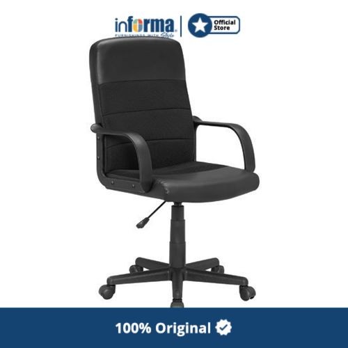 Jual Informa Kursi Kantor - Mjolnir Staff Chair Low Back Black | Shopee ...