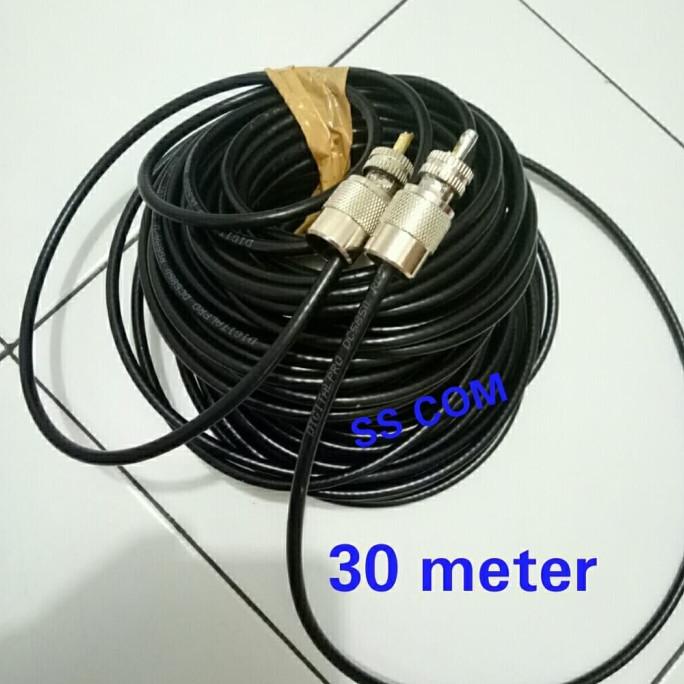Jual Kabel Antena Rg58 Ht Dan Radio Rig 30Meter | Shopee Indonesia
