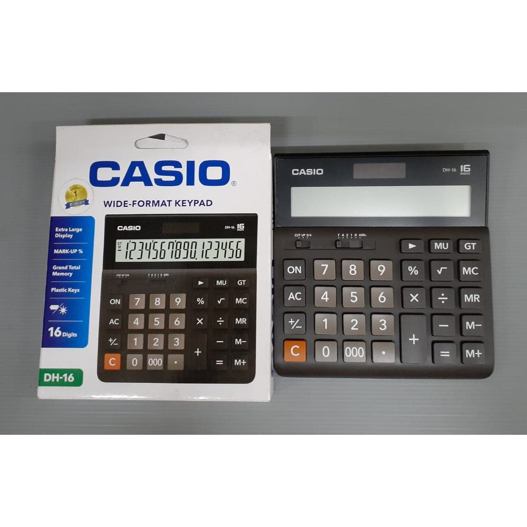 Jual KALKULATOR CASIO DH-16 | CALCULATOR 16 DIGIT | STATIONERY | ATK ...