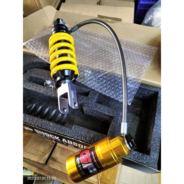 Jual Monoshock Tabung Pisah Vixion Ride it GP 103 black series double click fungsi Yamaha R15 ...