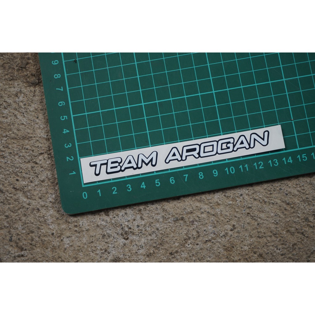 Jual sticker team arogan stiker visor | Shopee Indonesia