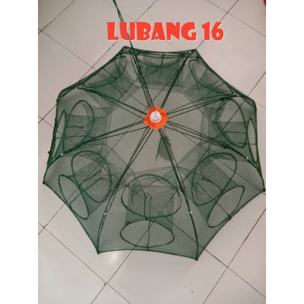 Jual Bubu jaring Lubang 16/bubu payung ikan/jebakan ikan/perangkap ikan/wuwu jaring ikan/bubu ...