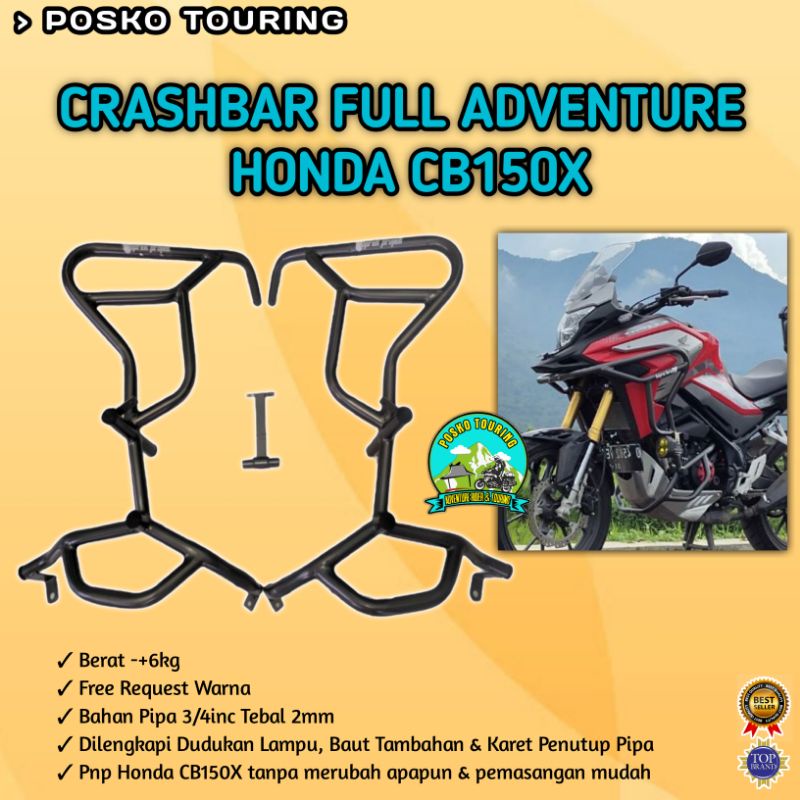 Jual Crashbar Pelindung Body Motor Honda CB150X Model 2 | Shopee Indonesia