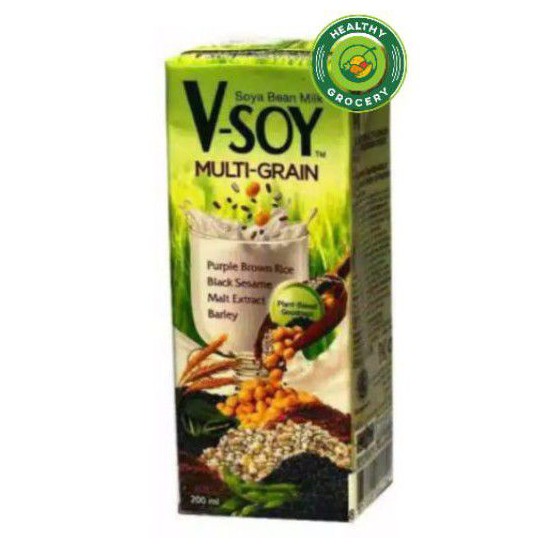 Jual V-soy Multi Grain 200gr Soya Bean Milk Vsoy | Shopee Indonesia