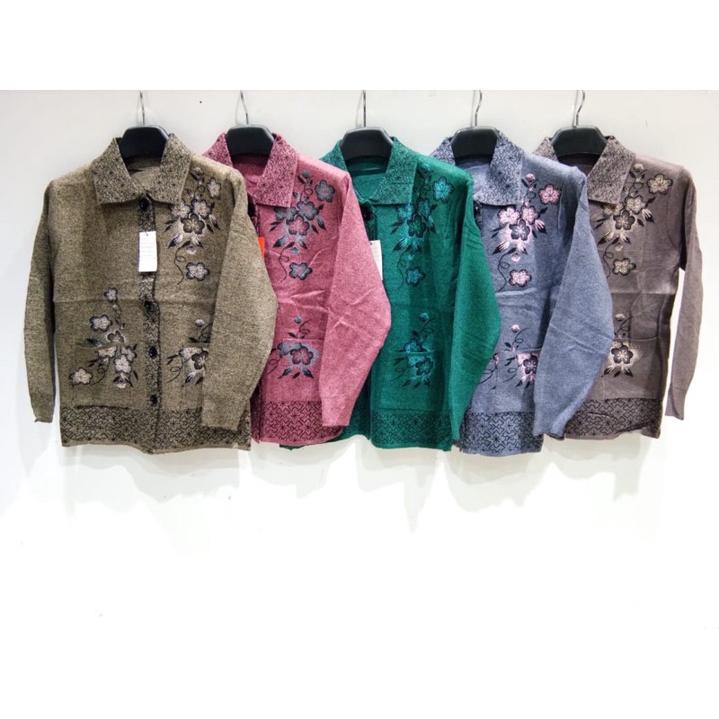 Jual Mantel Sweater Ibu / Mantel Wanita Outer (#906) | Shopee Indonesia