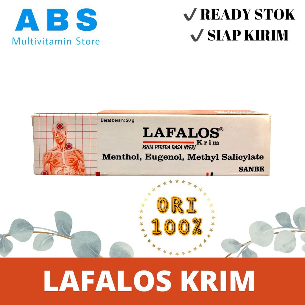 Jual Lafalos cream 20 gr krim pereda nyeri 20 gram | Shopee Indonesia
