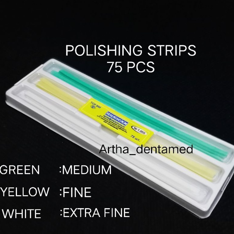 Jual DENTAL POLISHING & FINISHING STRIPS 75 Pcs | Shopee Indonesia