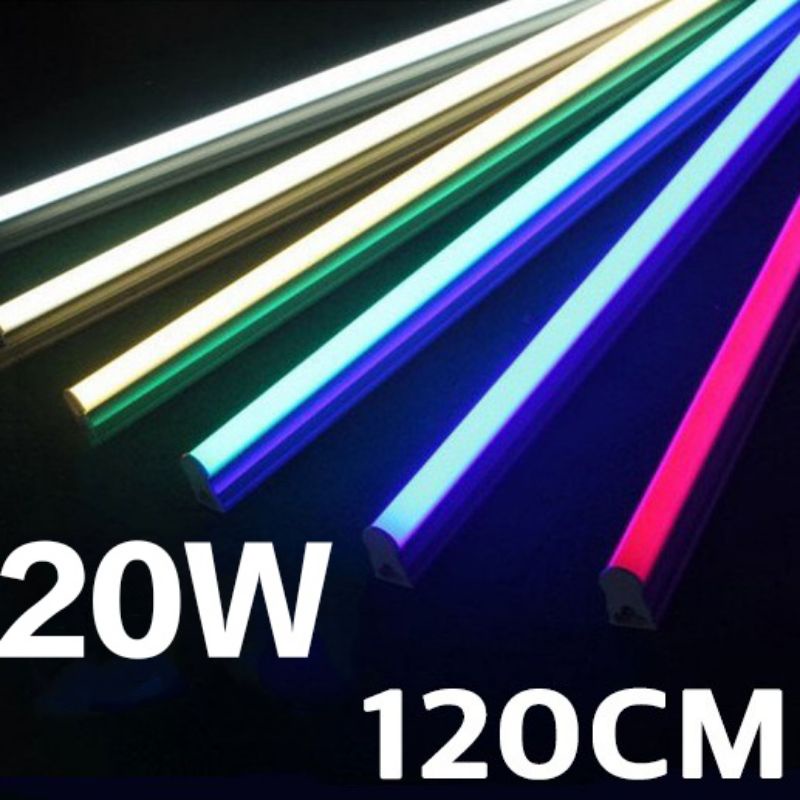 Jual Lampu TL Neon T5 LED 6w(30cm)/10w(60cm)/15w(90cm)/20w(120cm) Tube warna warni | Shopee ...