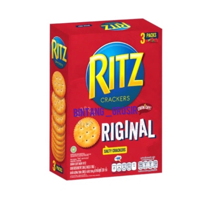 Jual Ritz Cracker Original 300g / Ritz Biskuit Original Untuk Camilan ...