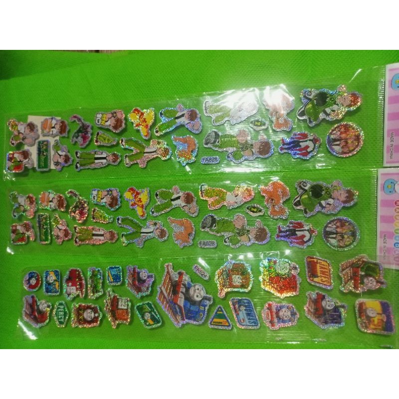 Jual stiker karakter ben10, thomas | Shopee Indonesia