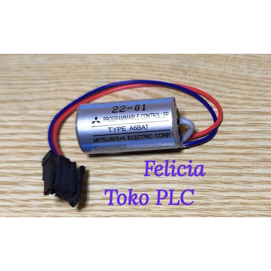 Jual A6BAT ER17330V 3.6V Mitsubishi PLC Battery Lithium | Shopee Indonesia